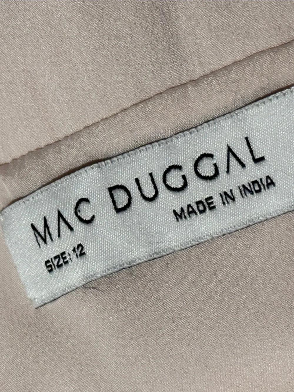 Mac Duggal | Dresses | Mac Duggal Blush Pink Evening Dress | Poshmark
